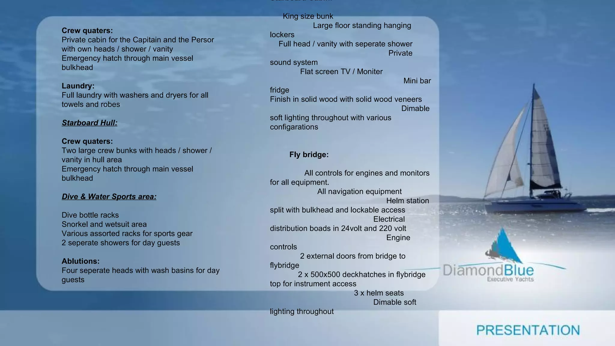Diamond Blue 80 Ft Catamaran Presentation | PPS