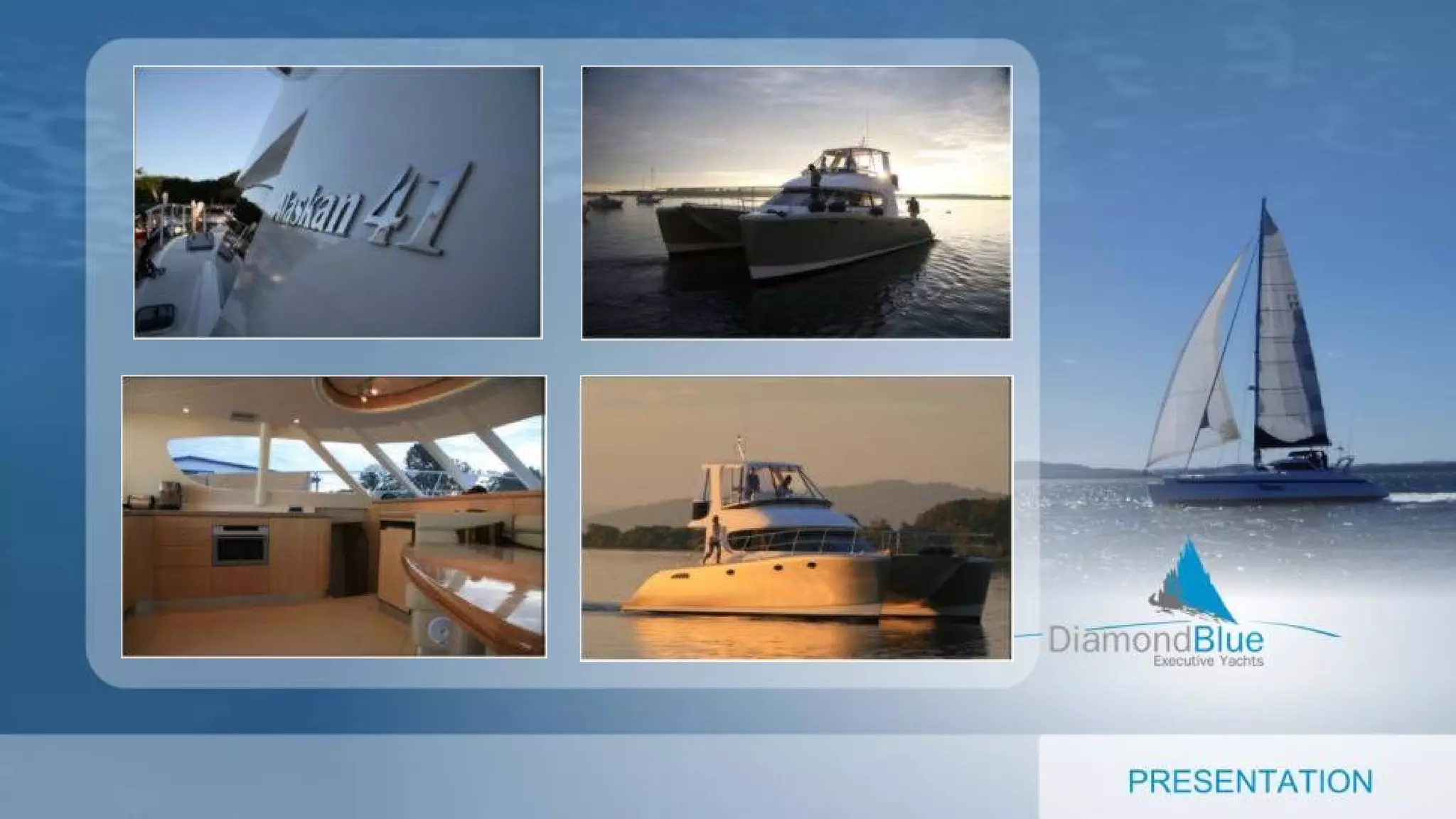 Diamond Blue Power Catamaran Presentation | PPS