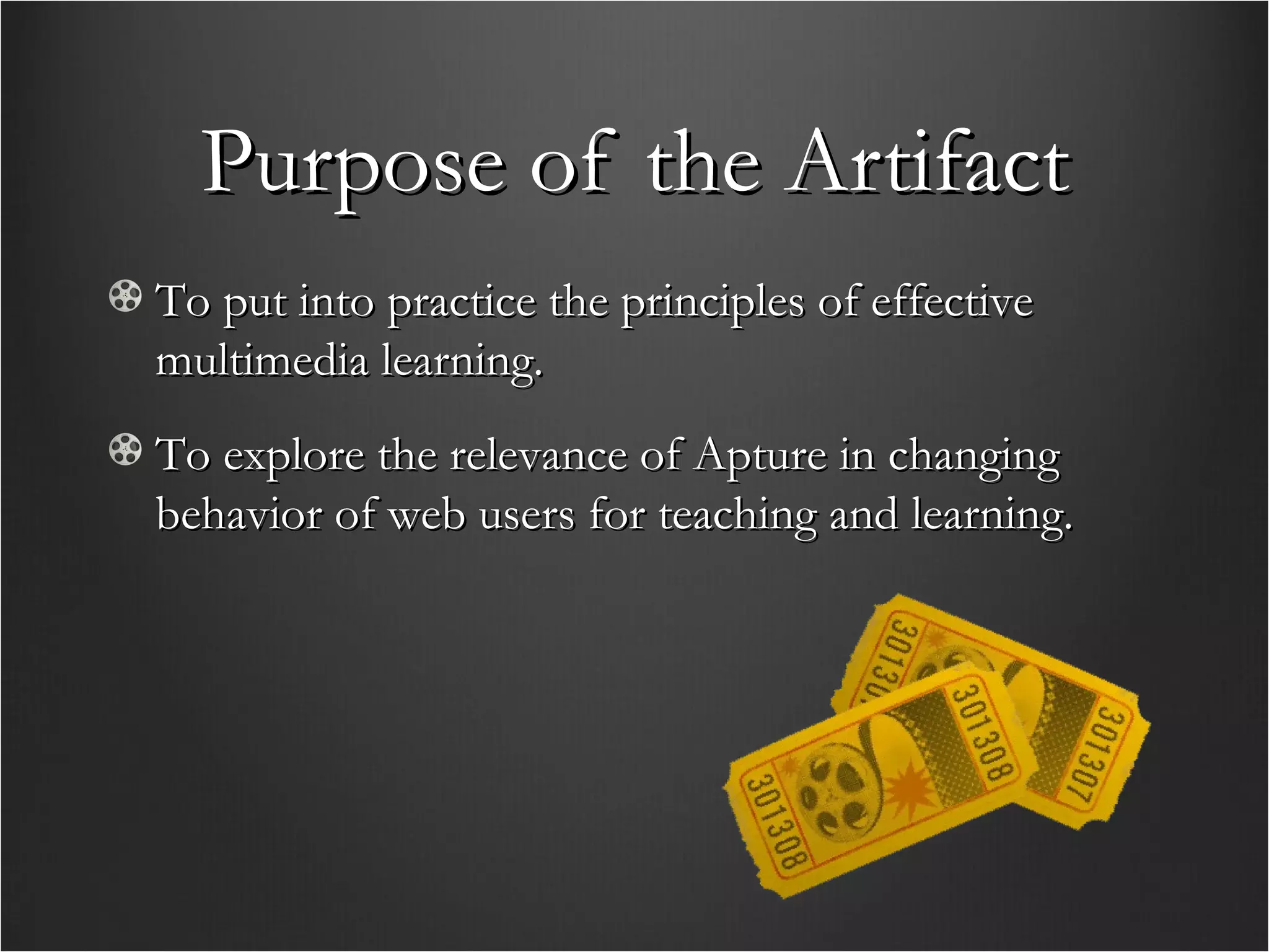 Digital Artifact 2 Overview | PPT