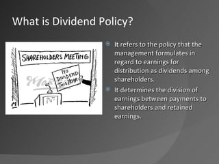 Dividend Policy | PPT