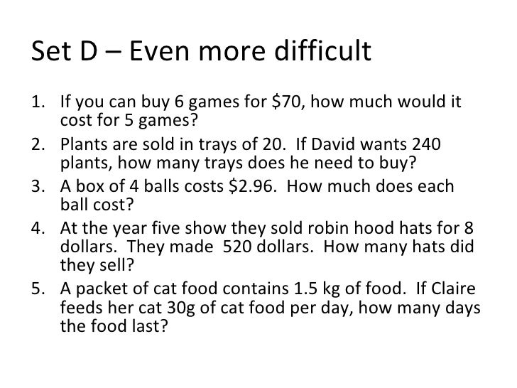 Division Problem Solving Questions Year 6 Division Problem Solving Questions Year 6