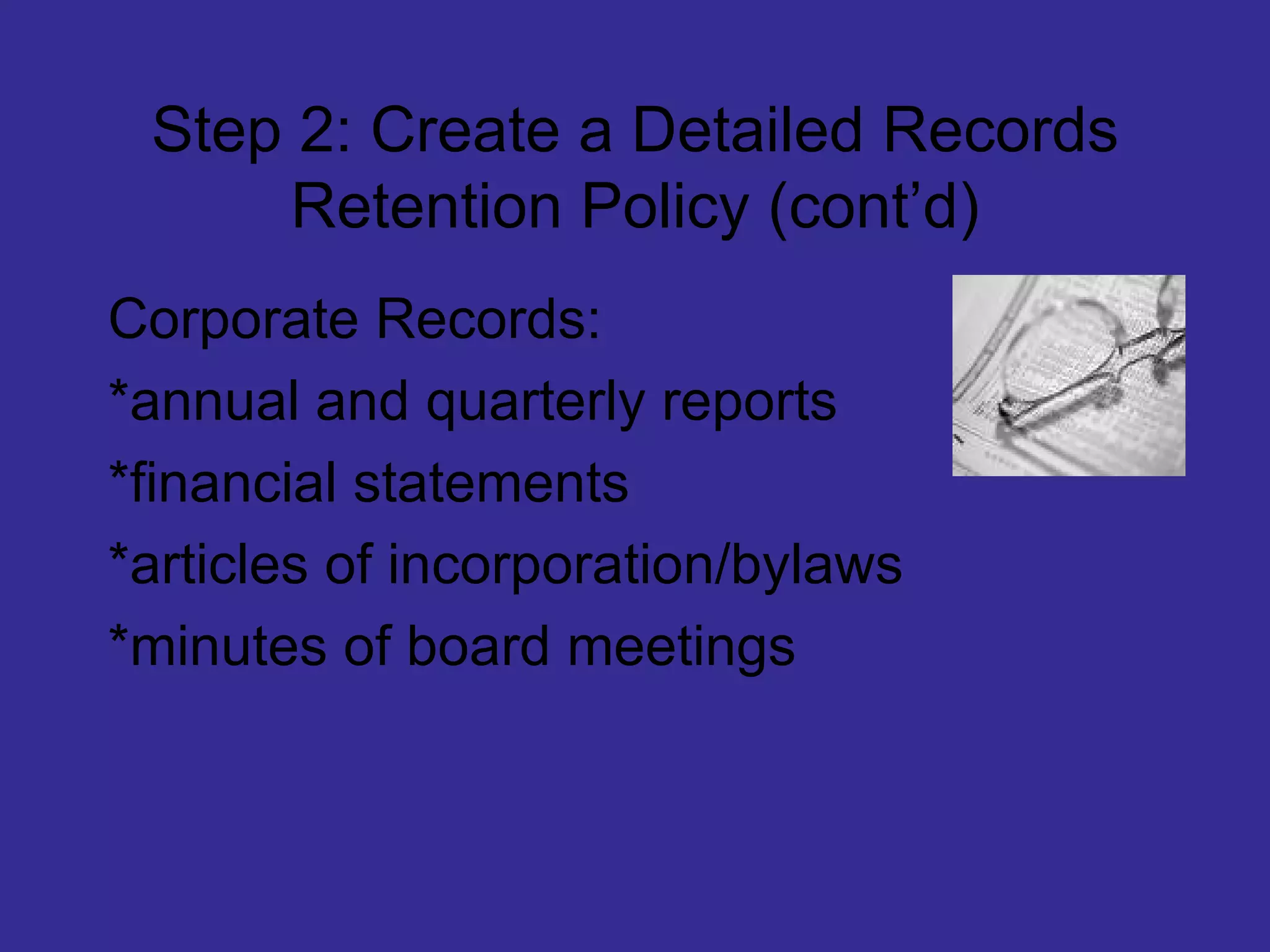 Document Retention And Destruction Power Point | PPT