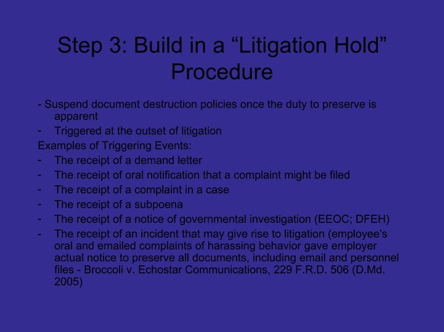 Document Retention And Destruction Power Point | PPT | Law