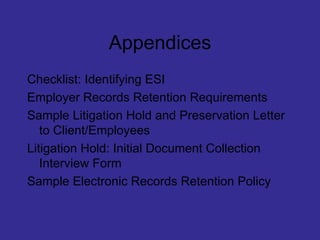 Document Retention And Destruction Power Point | PPT