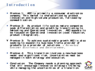 Driving Strategic Transformation At Abc | PPT | Business | Business and ...