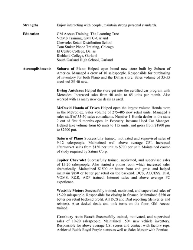 Dwaynes Resume Updated | PDF