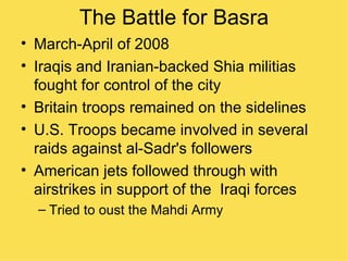 Major Battles of Iraq | PPT