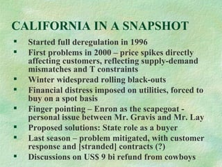 E 22 P8 Energy The California Crisis | PPT