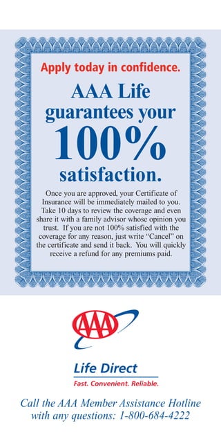 AAA Life Insurance Direct Mail | PDF