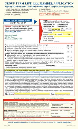 AAA Life Insurance Direct Mail | PDF