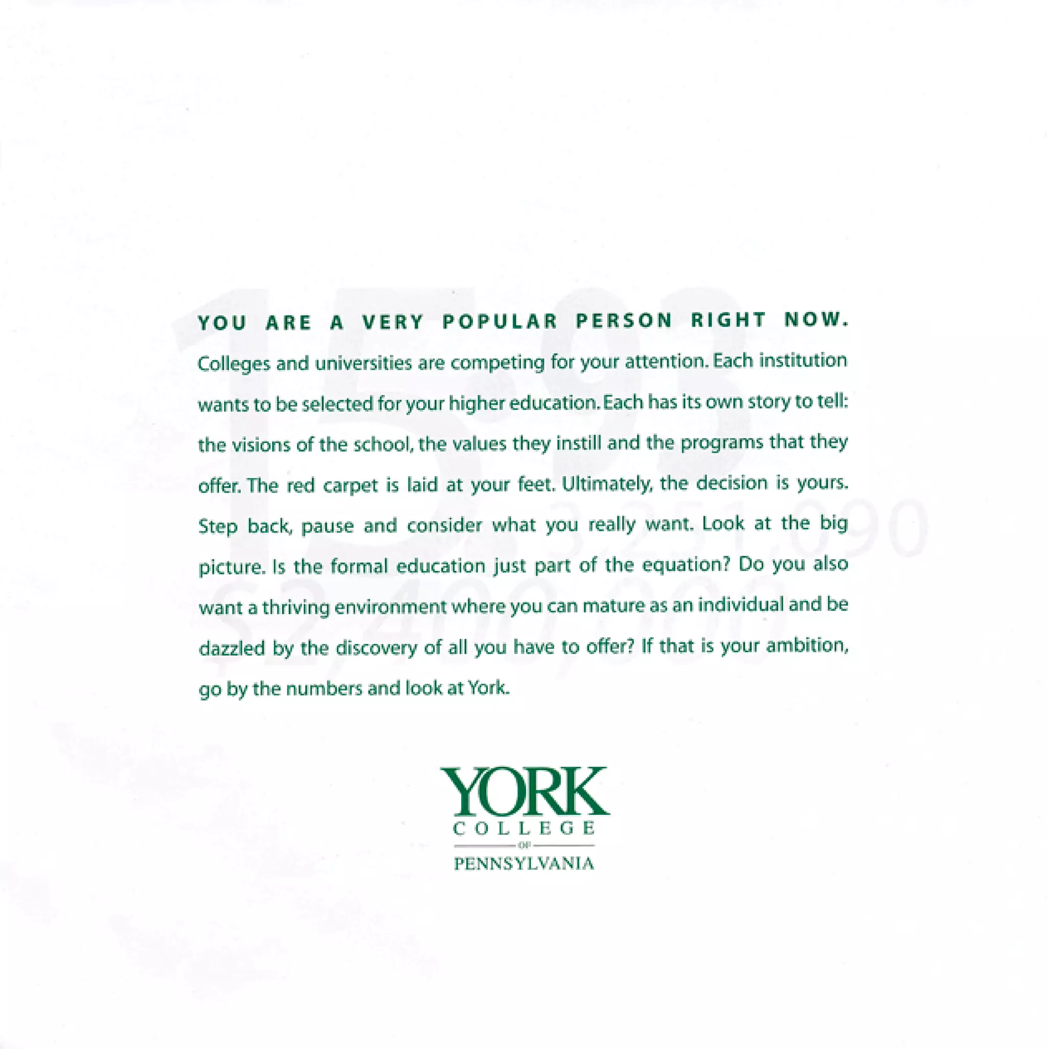 York College Viewbook | PDF