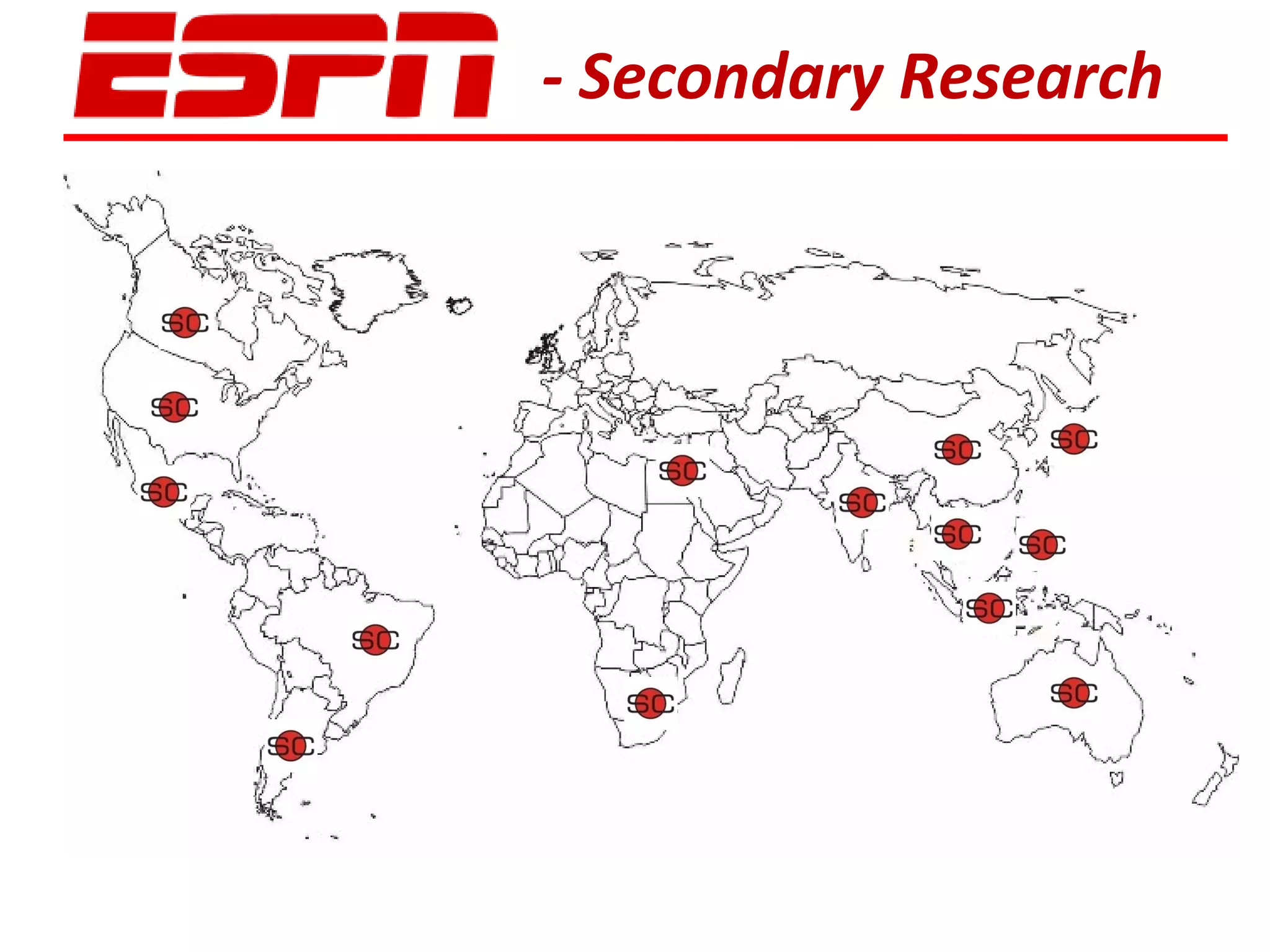 Secondary Research on the Popularity of ESPN | PPT