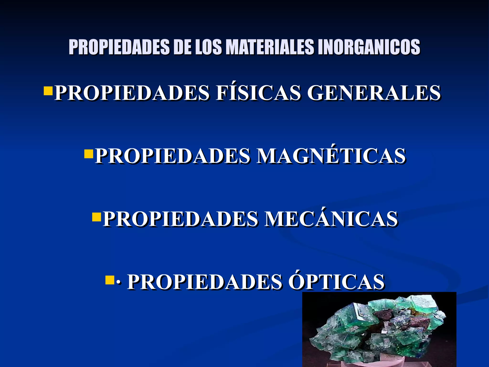 Estructura De Los Materiales Inorganicos | PPT