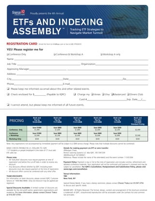 4th ETFs & Indexing Assembly Dpt | PDF