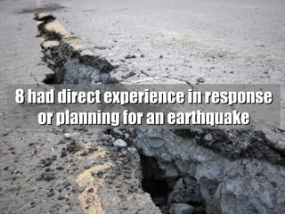 Earthquakes, Emergency Response, And The Psychological | PPT ...