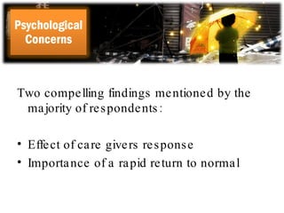 Earthquakes, Emergency Response, And The Psychological | PPT