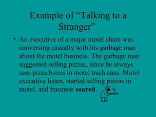 Clever Trevor- Talk to a Stranger to get new ideas | PPT