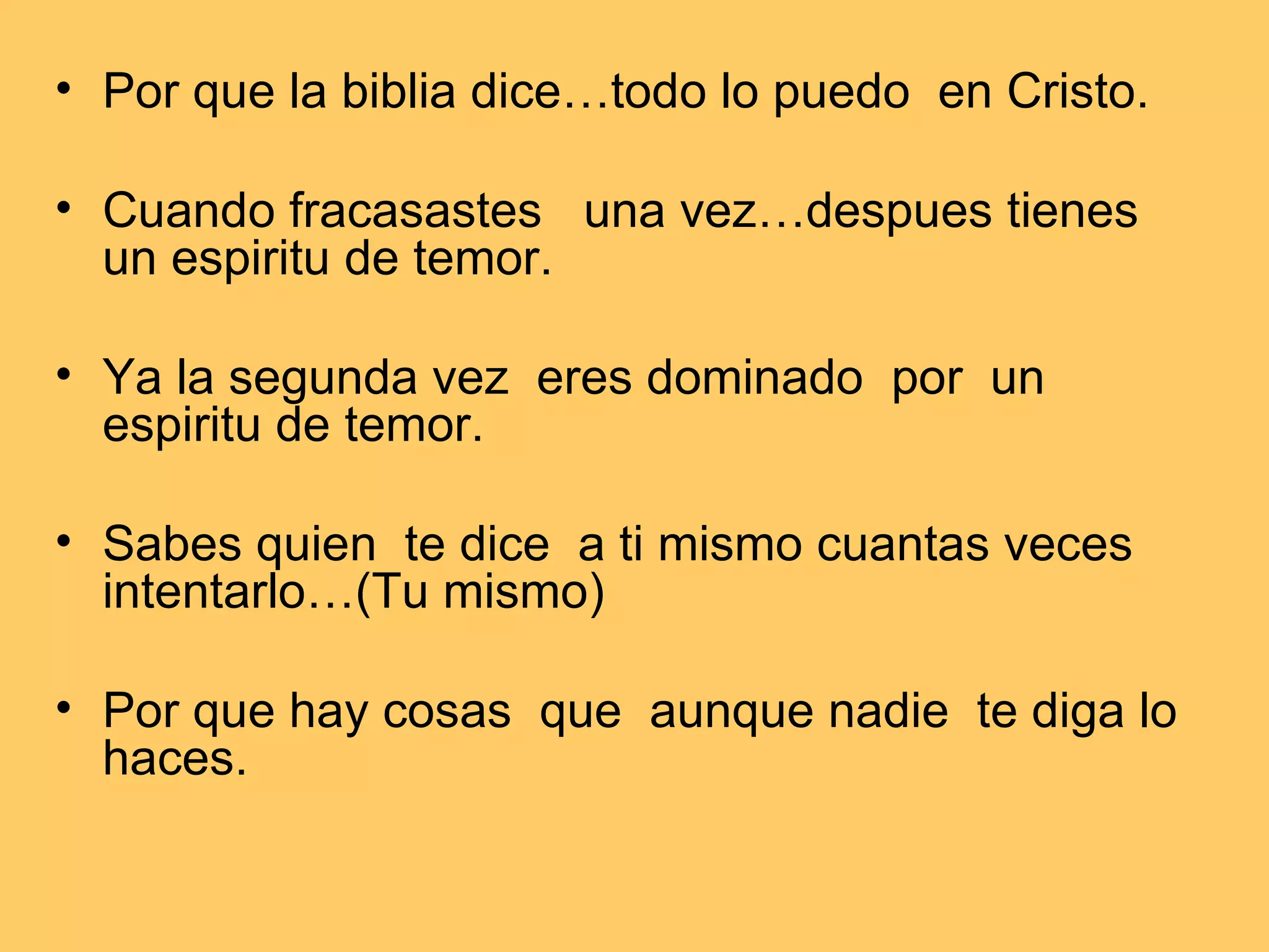 El Poder De El Dominio propio | PPT