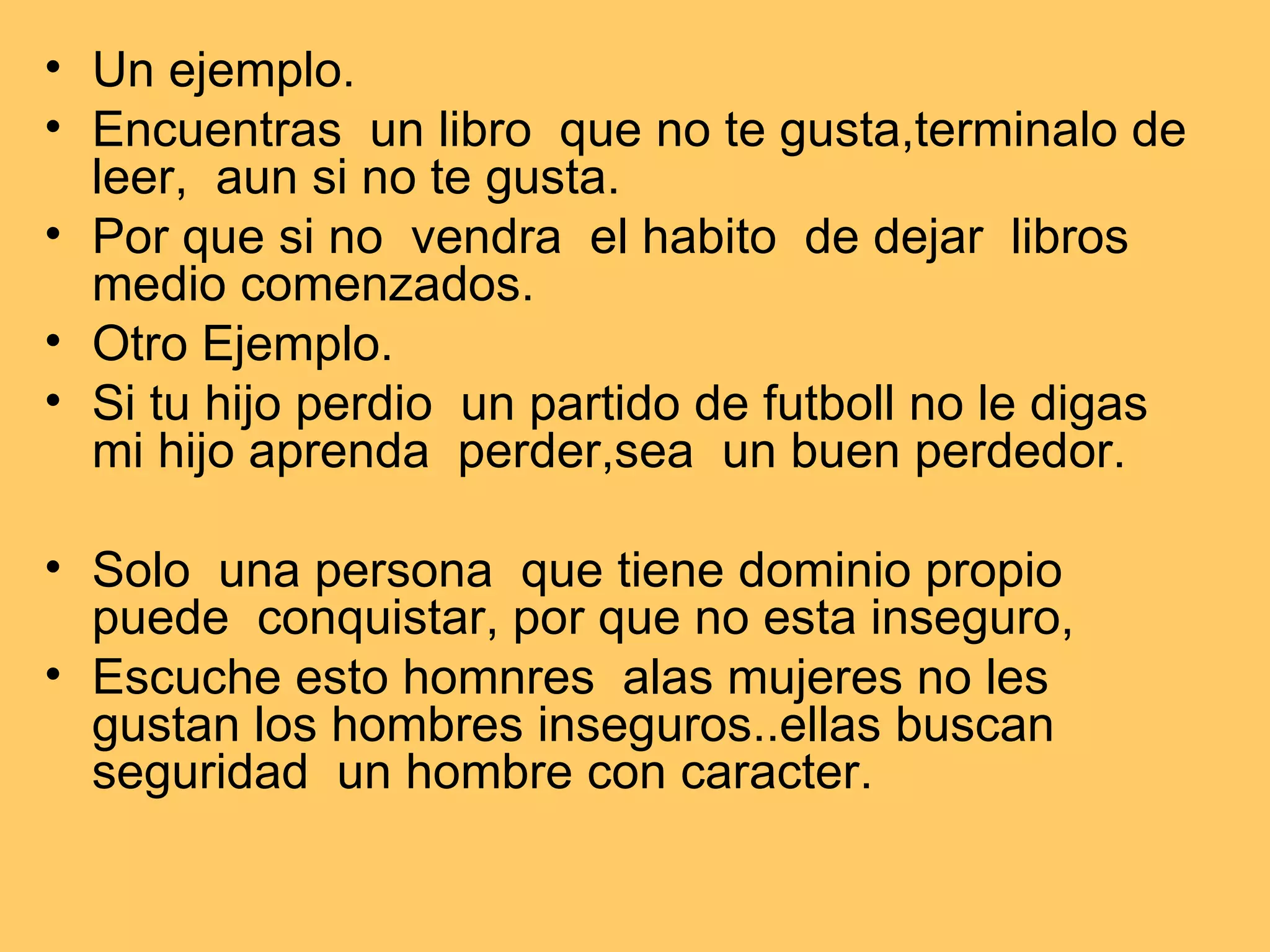 El Poder De El Dominio propio | PPT
