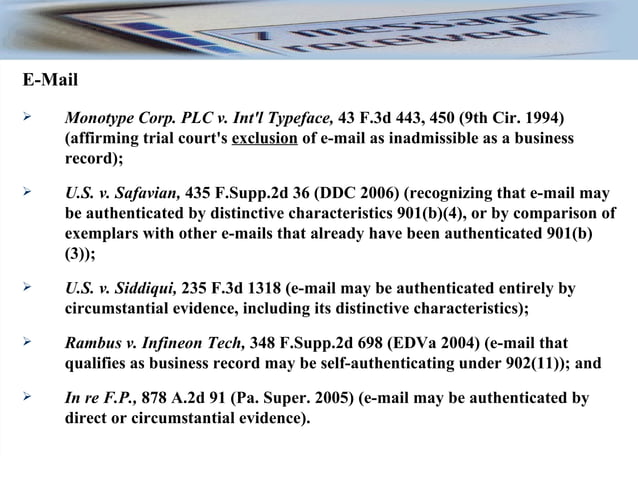 Electronic Document Retention And Legal Holds | PPT