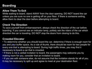 Elevator Rules For The Professional | PPT