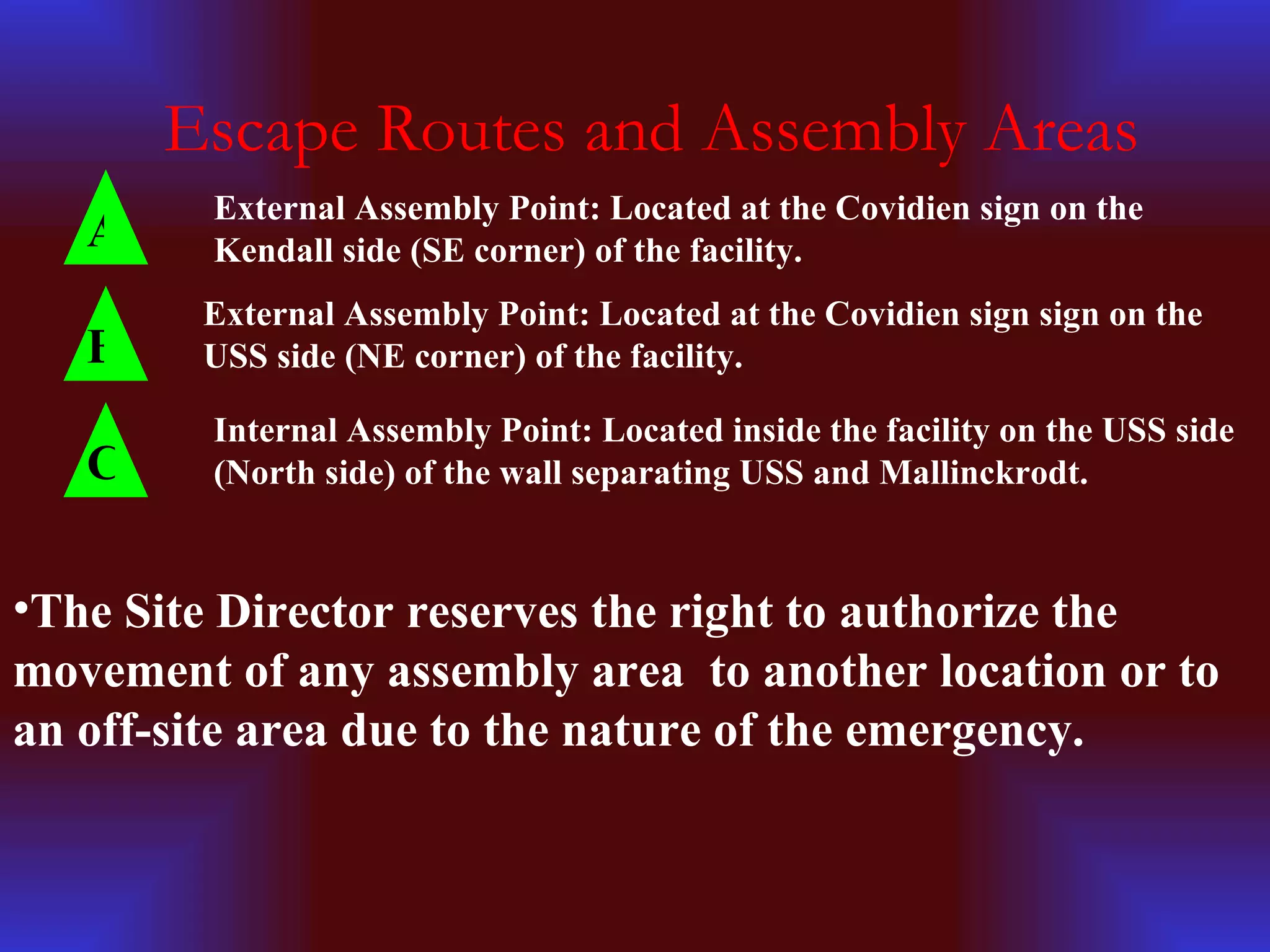 Emergency Evacuation Procedures | PPT