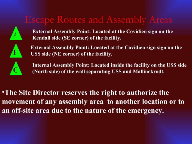 Emergency Evacuation Procedures | PPT