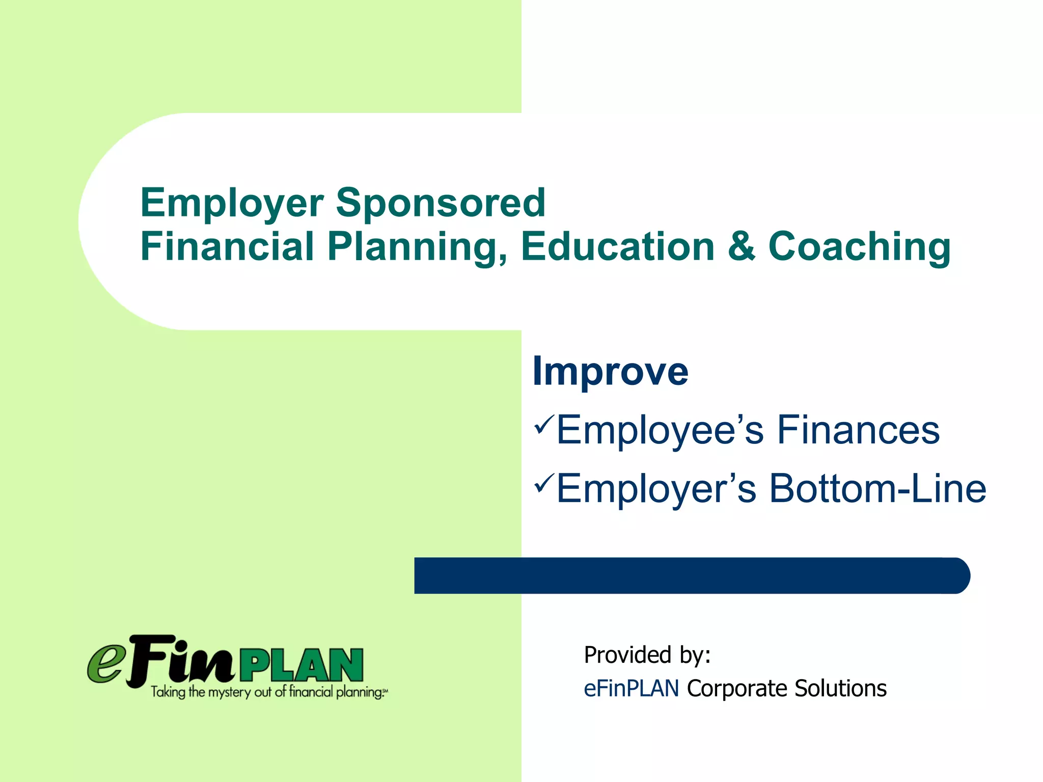 Employee Financial Wellness | PPT