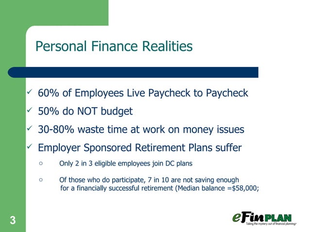 Employee Financial Wellness | PPT | Financial Planning | Personal Finance