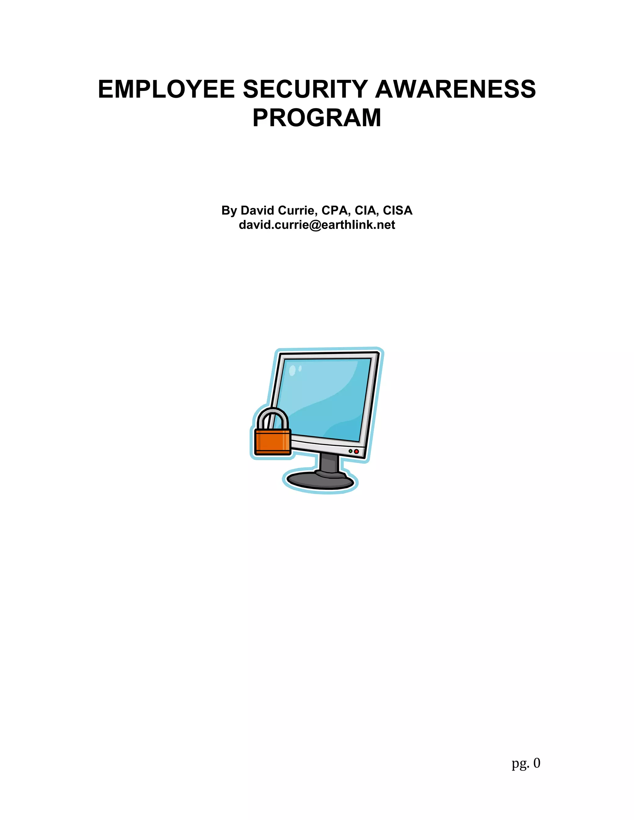 Employee Security Awareness Program | PDF
