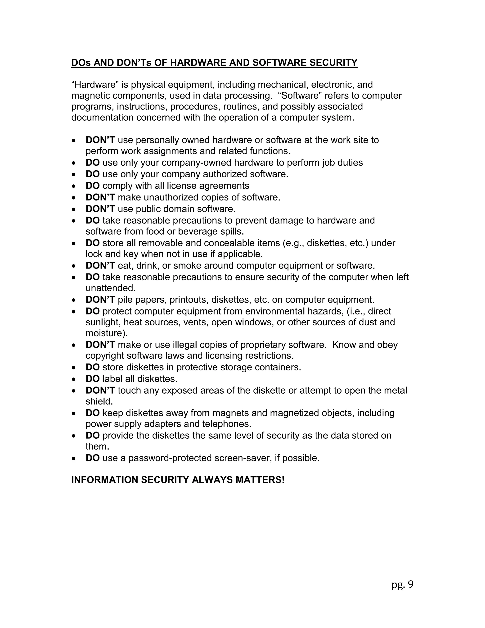 Employee Security Awareness Program | PDF