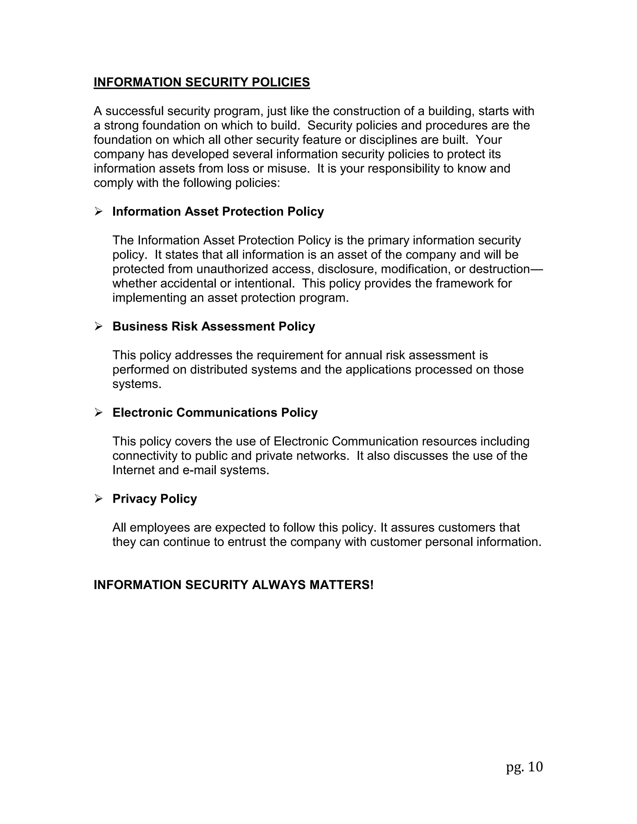 Employee Security Awareness Program | PDF