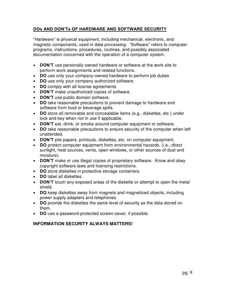 Employee Security Awareness Program