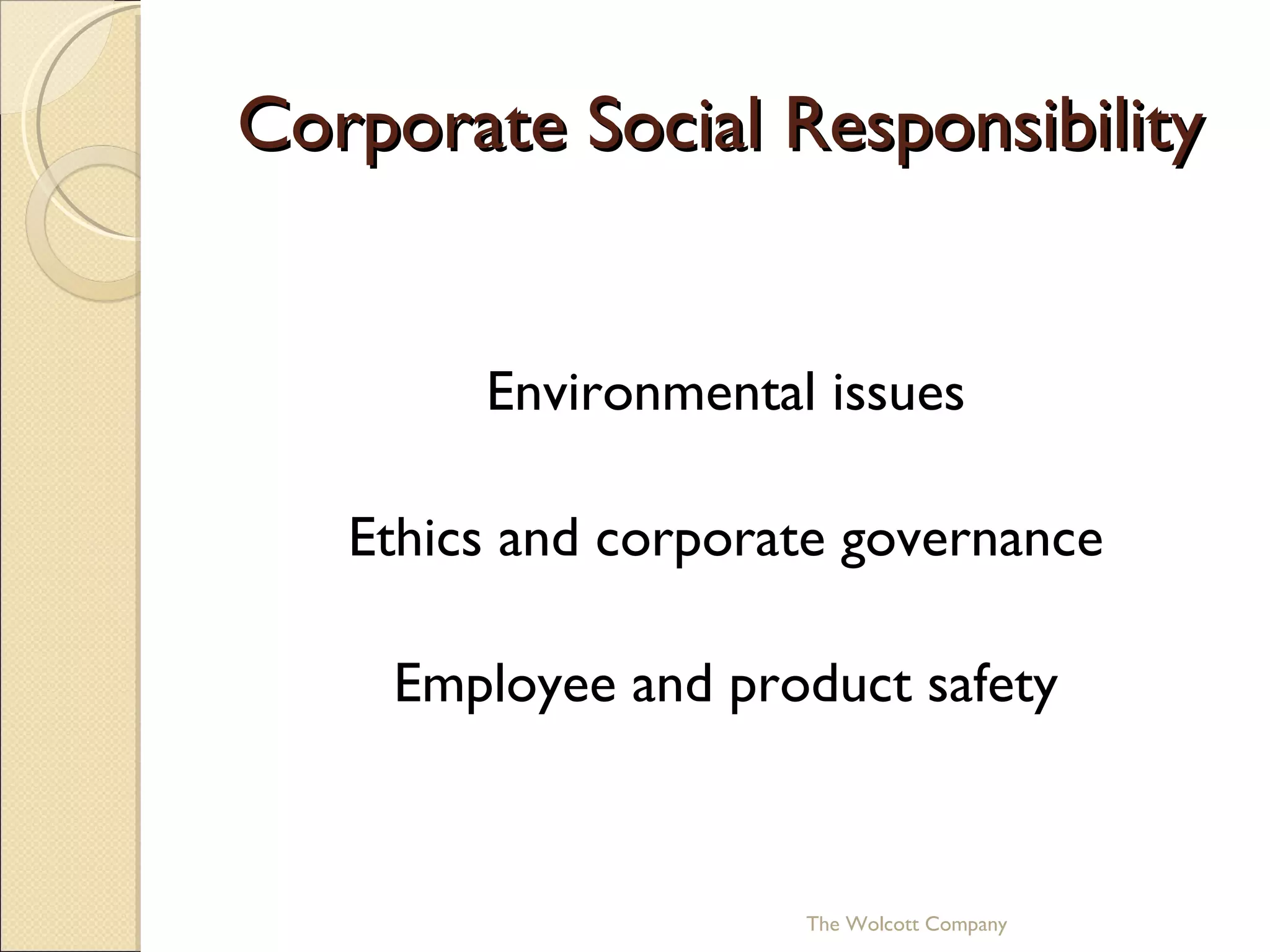 Ethics And Sustainability | PPT