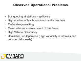 Observations on the Bus Corridor in Delhi | PPT