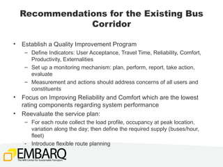 Observations on the Bus Corridor in Delhi | PPT