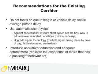 Observations on the Bus Corridor in Delhi | PPT