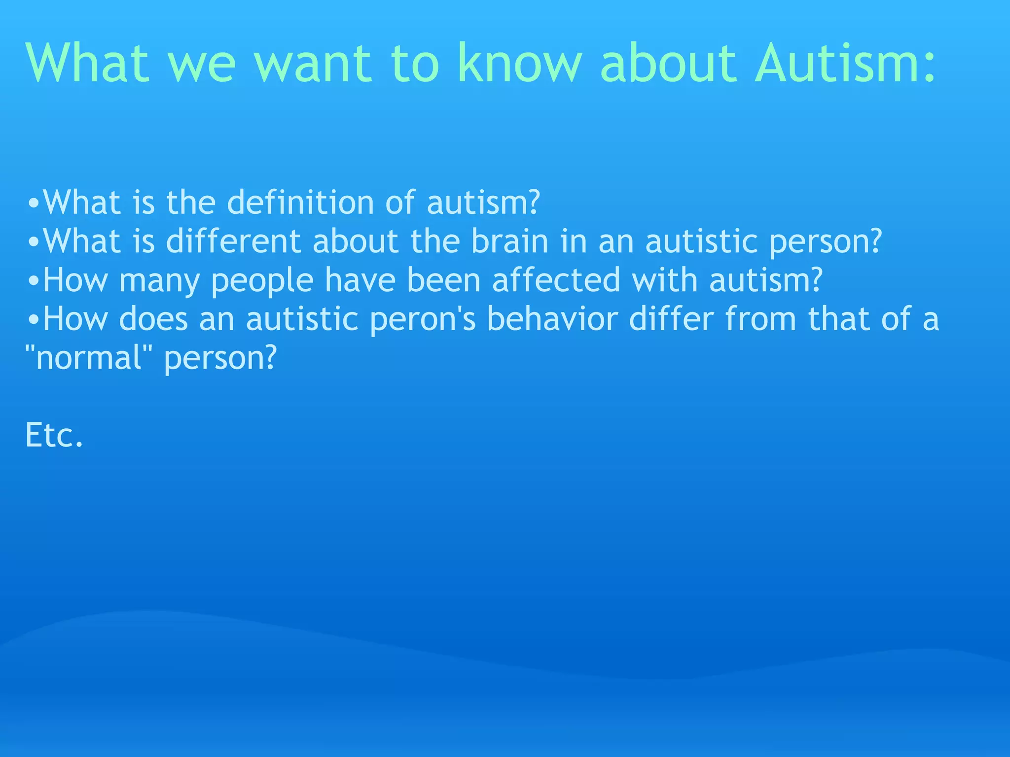 Example Of Beginning Cluster Project | PPT