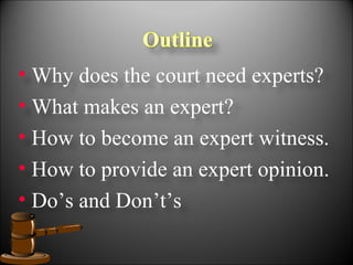 Expert Testimony - Gangs | PPT