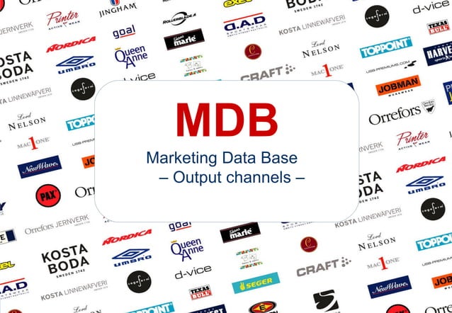 Explanation Mdb Output Channels | PPT