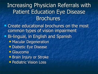 Eye Disease Brochures | PPT