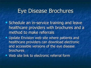 Eye Disease Brochures | PPT