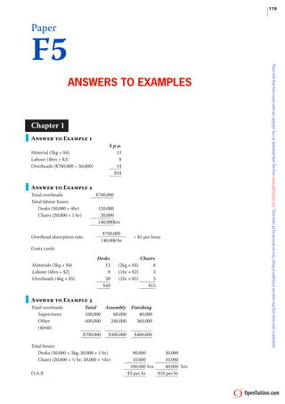 F5 Answers To Examples | PDF