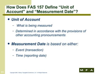 Fair Value Accounting | PPT