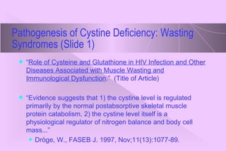 FDA Benefits Of Glutathione | PPT