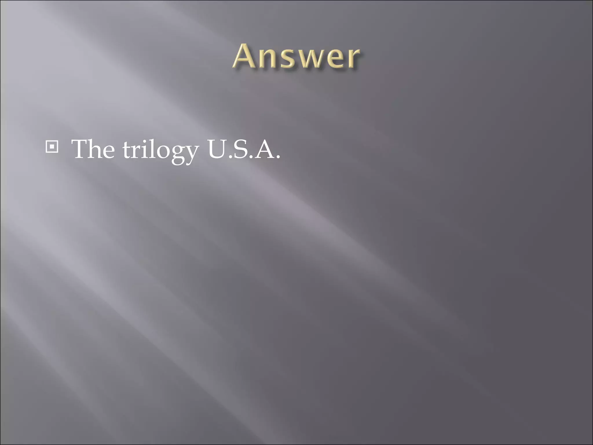 John Dos Passos - By: Scott Naumann | PPS