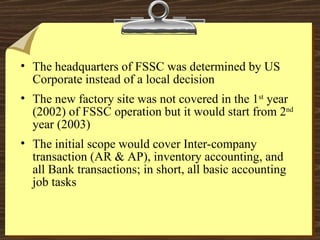 Financial Share Service Centre | PPT