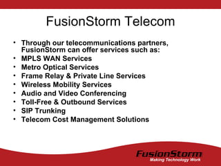 Fs Telecom Overview | PPT