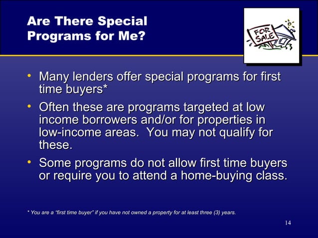 First Time Home Buyer Presentation | PPT