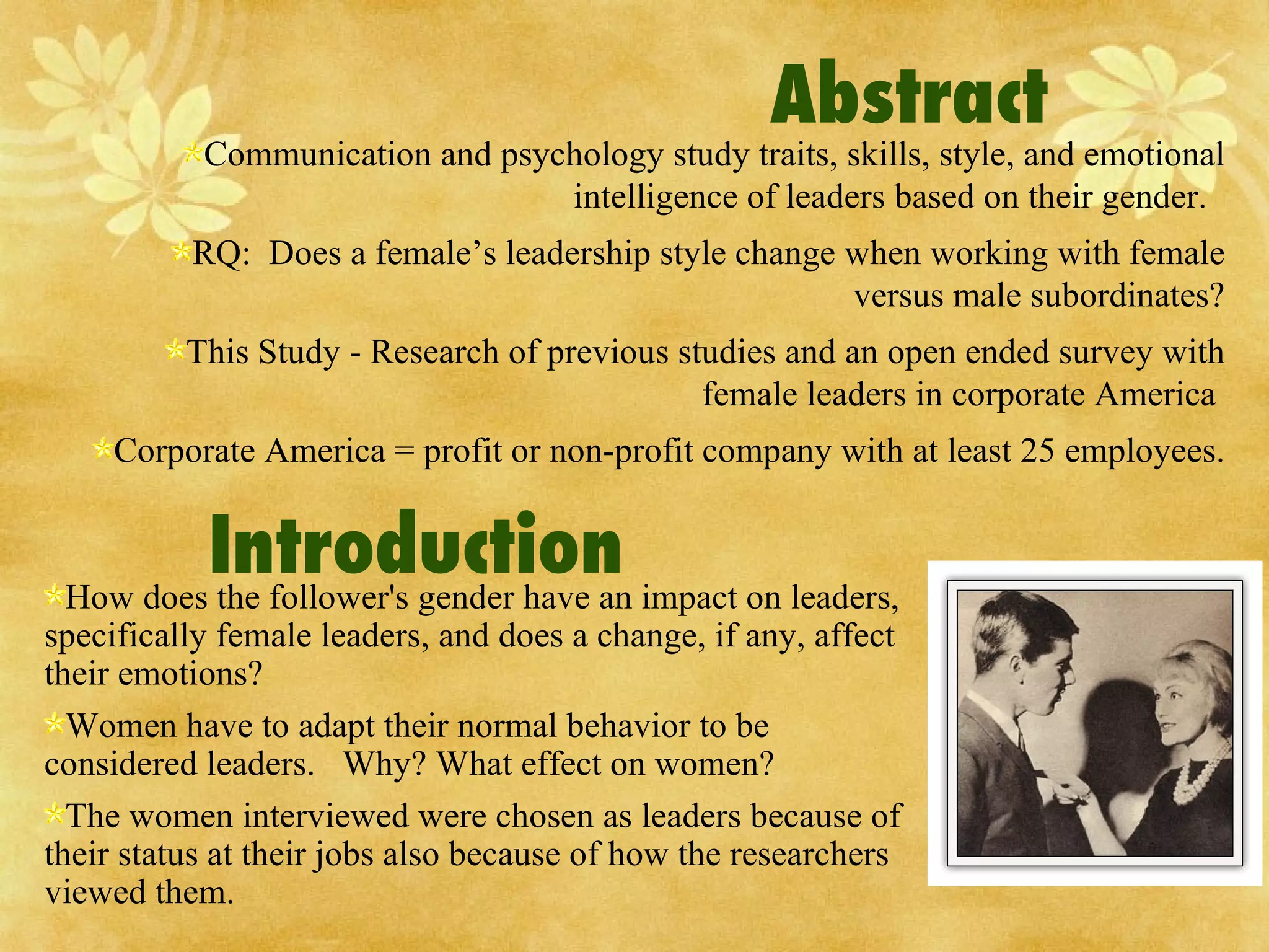 Female Leadership Ppt | PPT